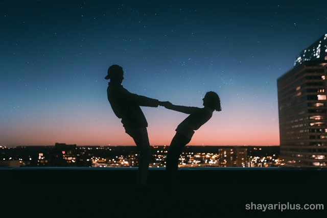 dosti photo shayari image status in hindi दोस्ती फोटो शायरी - Shayari Plus
